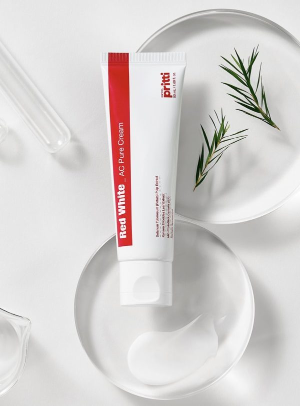 Pritti Red White AC Pure Cream - PDRN kasvovoide 50 ml - Geminium Wellness